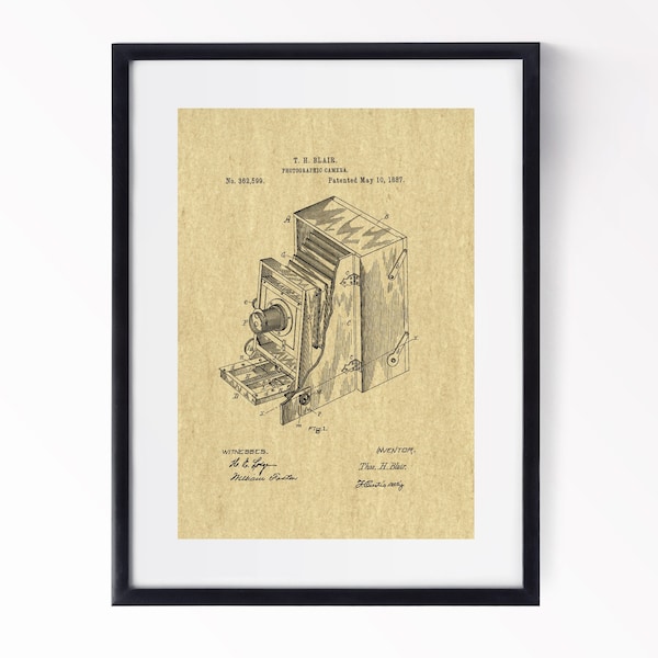 Camera Patent Print - Etsy