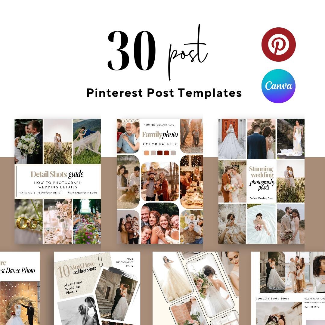 Photography Pinterest Templates, Photographer Pinterest Templates ...
