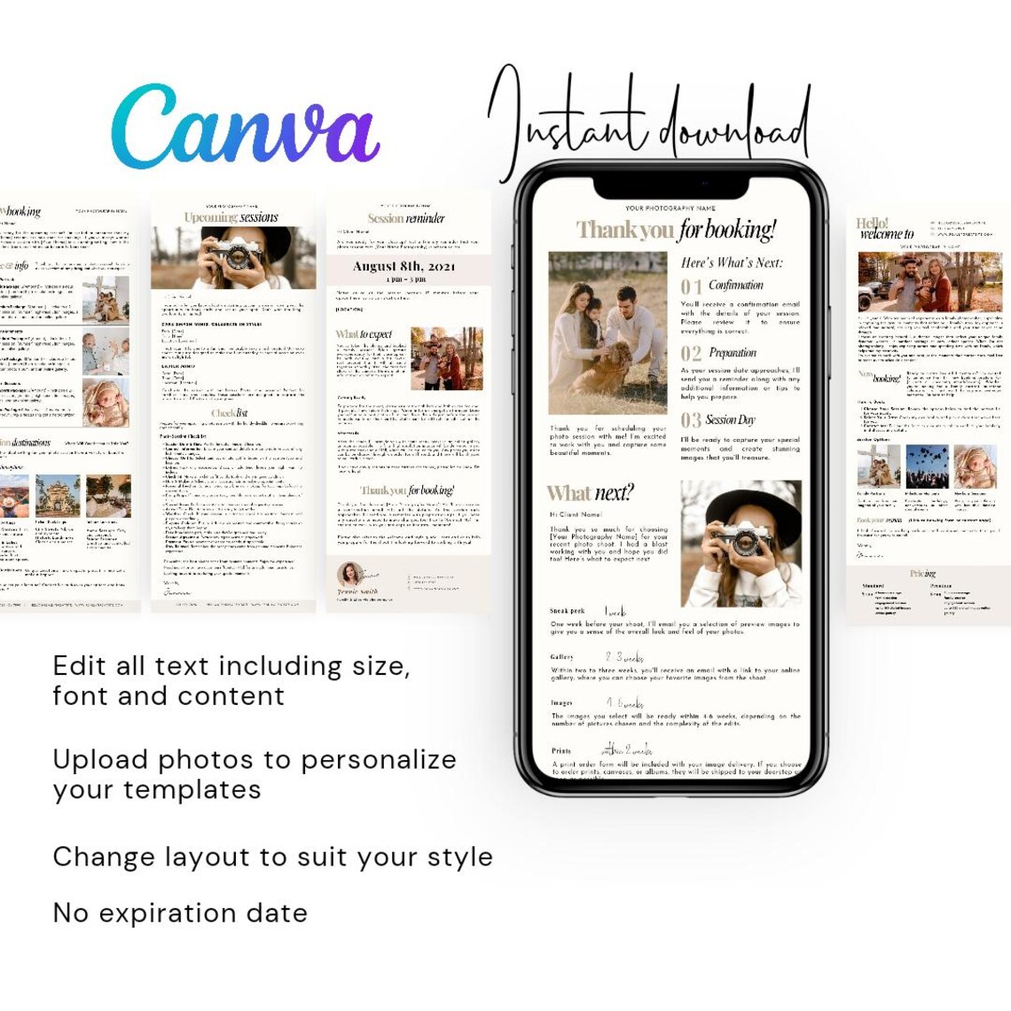 Photography Email Newsletter Templates, Photographer Email Templates ...