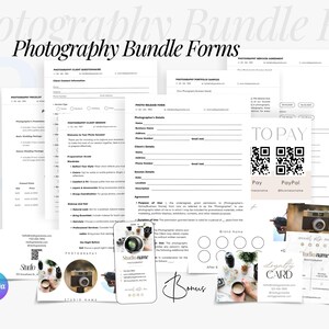Photography Client Welcome Packet, Client Contract Template, Editable ...