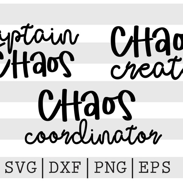Captain Chaos - Etsy