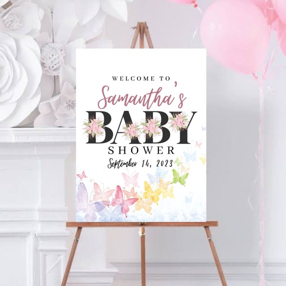 Digital Download Baby Shower Sign Baby Shower Welcome Sign - Etsy