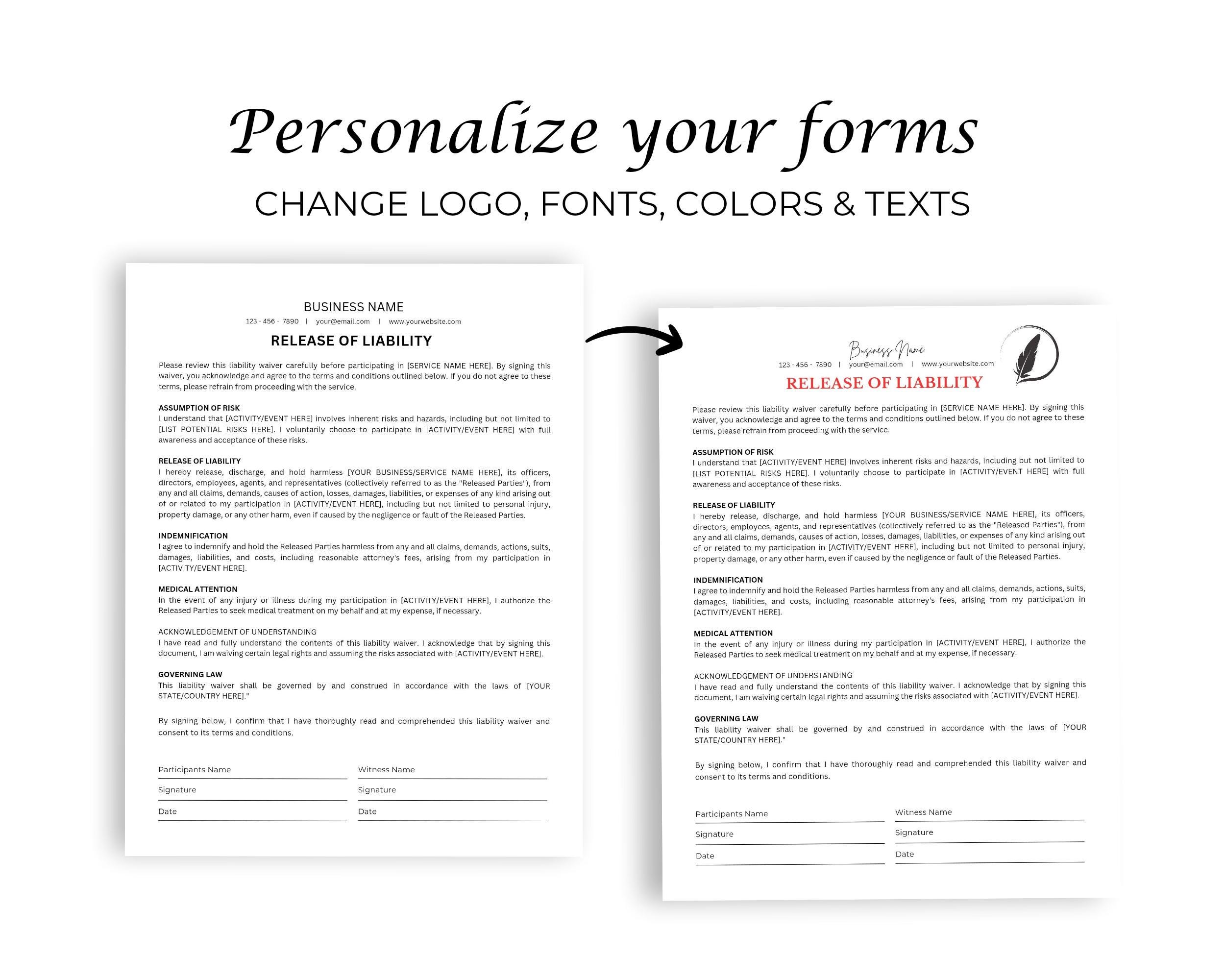 Grooming Agreement Form, Printable Form, Dog and Cat Grooming Agreement ...