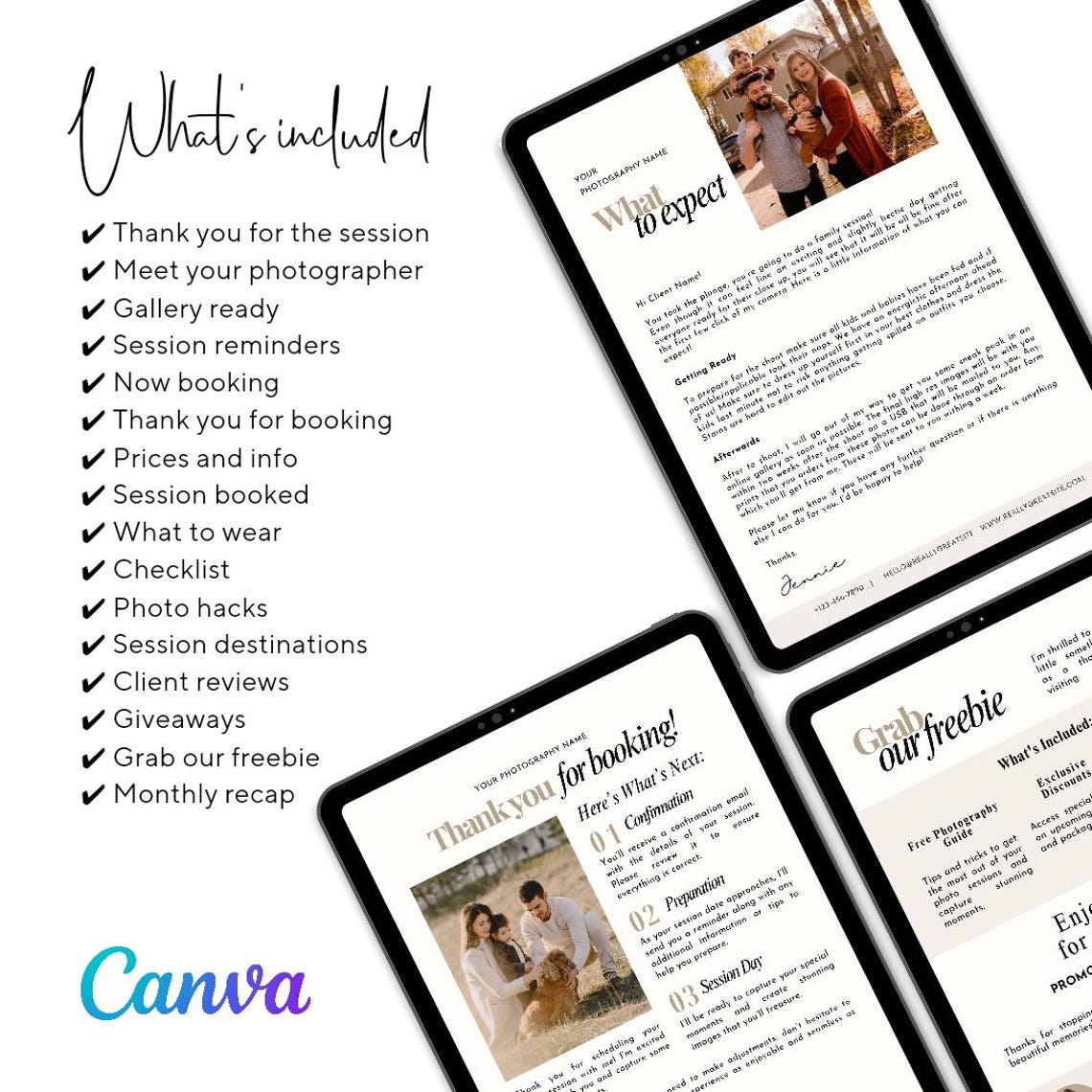 Photography Email Newsletter Templates, Photographer Email Templates ...