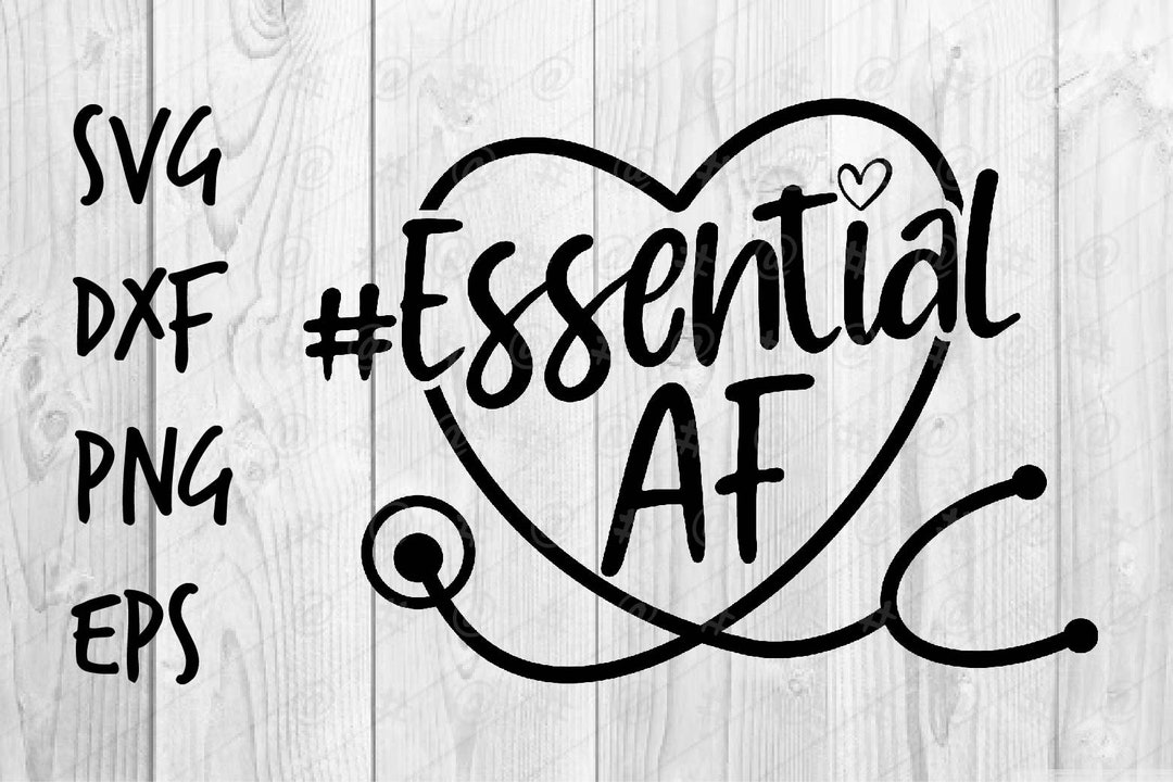 Essential AF SVG File Shirt Mug Instant Digital Download - Etsy