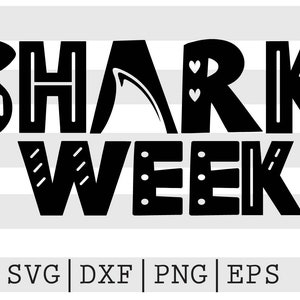 Shark Week SVG, PNG File, Digital Download, T-shirt Design - Etsy