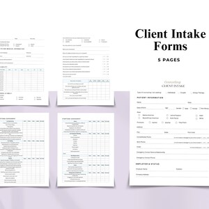 Counseling Intake Form, Informed Consent for Counseling and ...