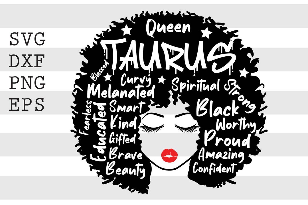 Queen Taurus SVG, PNG File, Instant Digital Download - Etsy