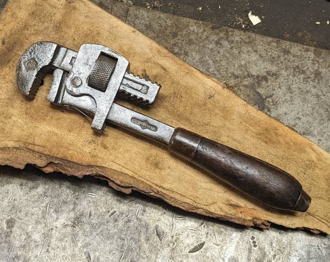 Antique Stillson Pipe Wrench, Erie Tool Works, Antique Wrench, Pipe ...