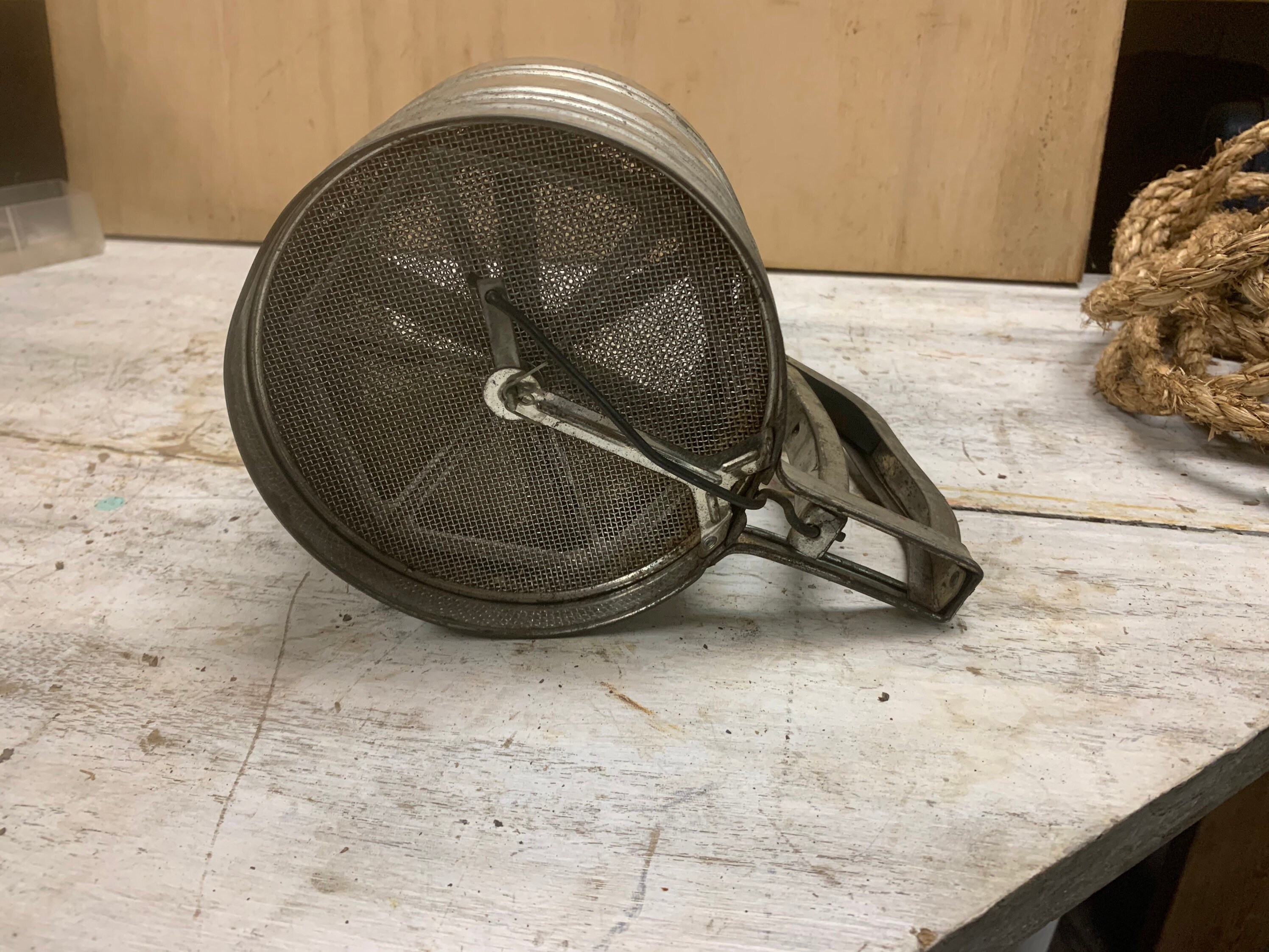 Vintage Foley Sift Chine Triple Screen Handheld Flour Sifter - Etsy