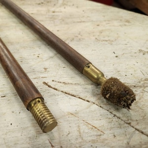 Antique Shotgun Cleaning Rod, Wooden Gun Cleaning Rod, 12 Gauge, Wood ...