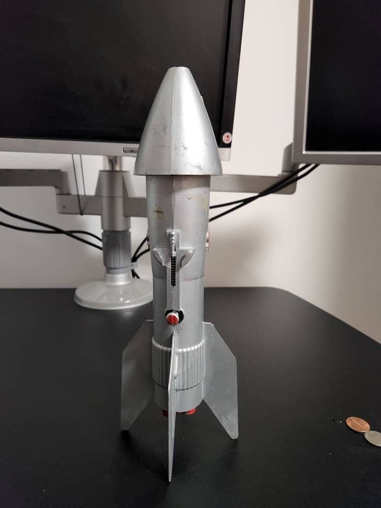1960s Atomic Rocket Bank by Astro MFG. A Berzac Creation - Etsy