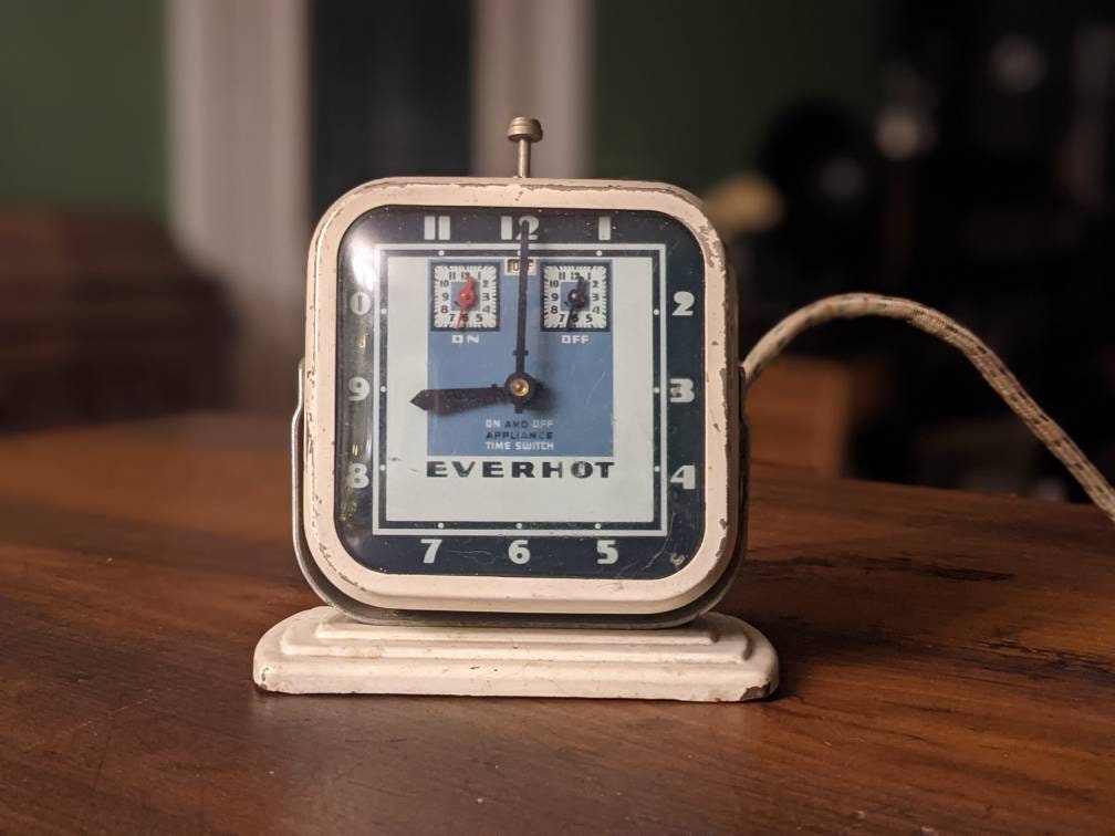 Swartbaugh Mfg. Time Switch Appliance Timer Antique Clock | Etsy