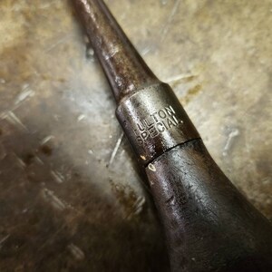 Huge Antique Screw Driver, Fulton Tool Company, 16 Inches, Wood Handle ...