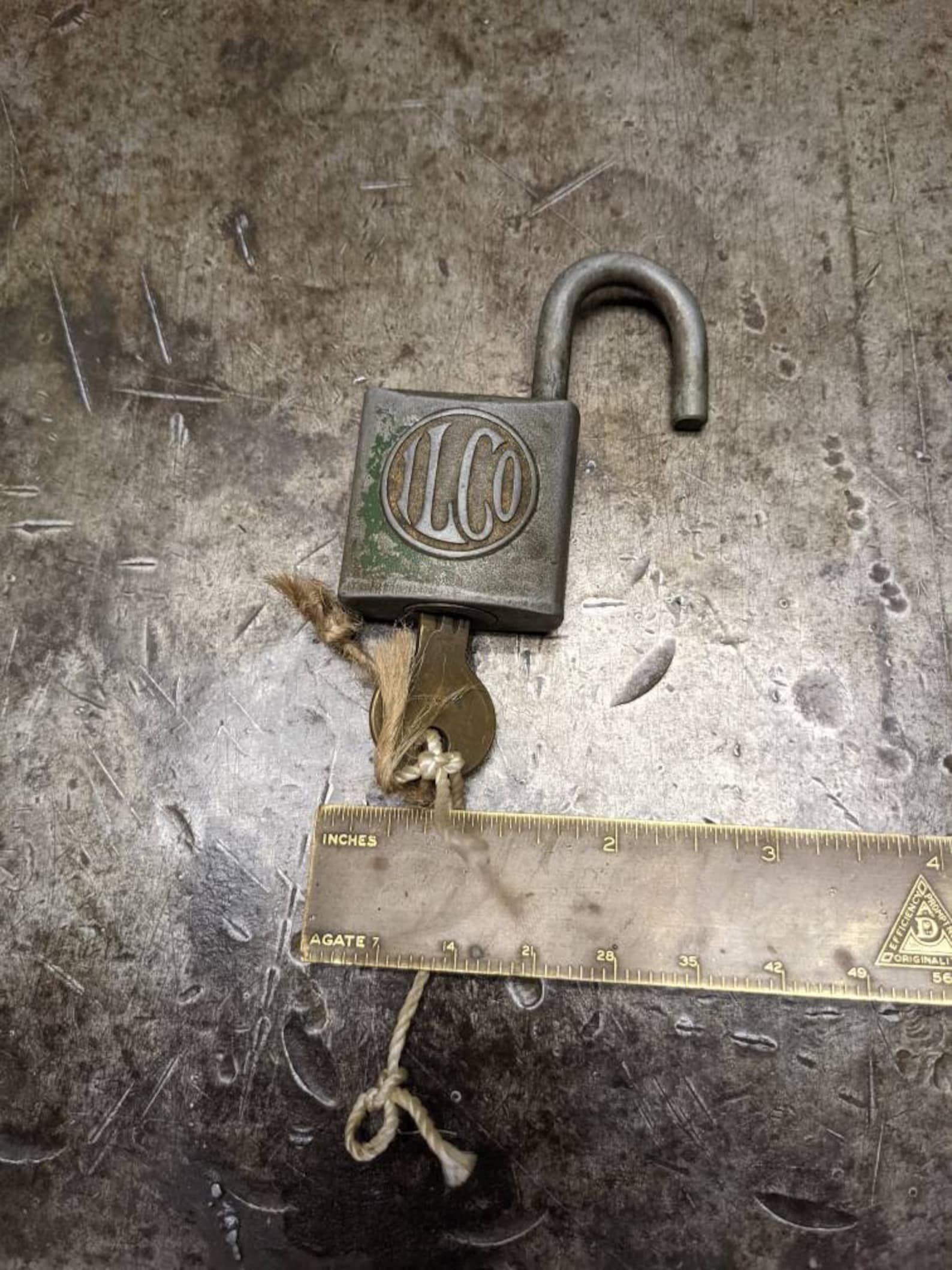 Vintage Independent Lock Co. ILCO Lock and Key Working | Etsy