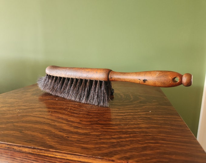 Large Vintage Brush / Horsehair Brush / Wood Paint Brush / Rustic ...