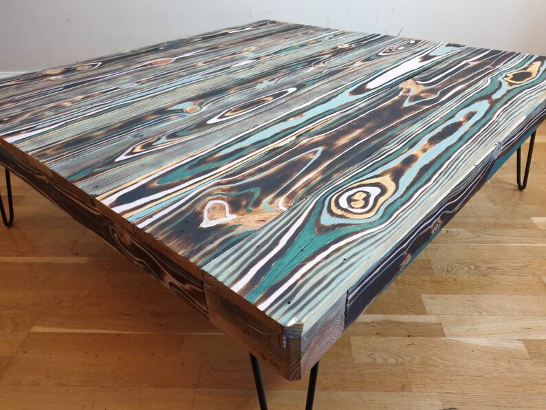 Reclaimed Retro Pallet Coffee Table 'evil Eye' in - Etsy UK