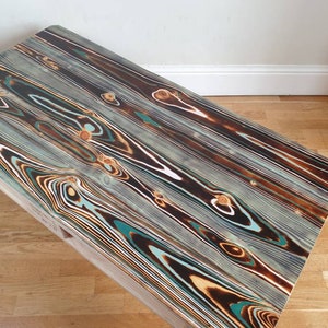 Reclaimed Retro Pallet Coffee Table 'evil Eye' in Urban Farmhouse Style ...