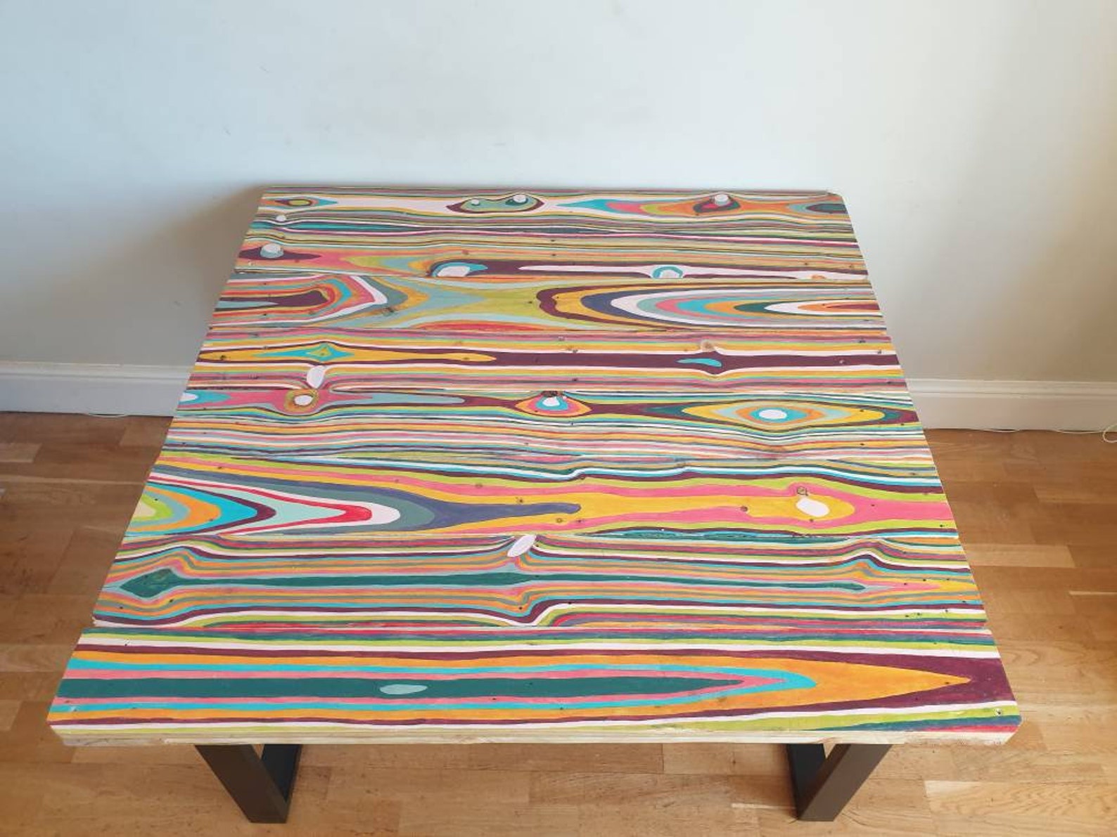 Multi Coloured Dining Table - Etsy UK