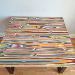 Multi Coloured Dining Table - Etsy