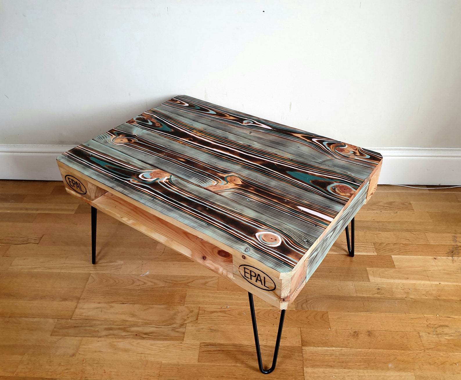 Reclaimed Retro Pallet Coffee Table 'evil Eye' in - Etsy UK