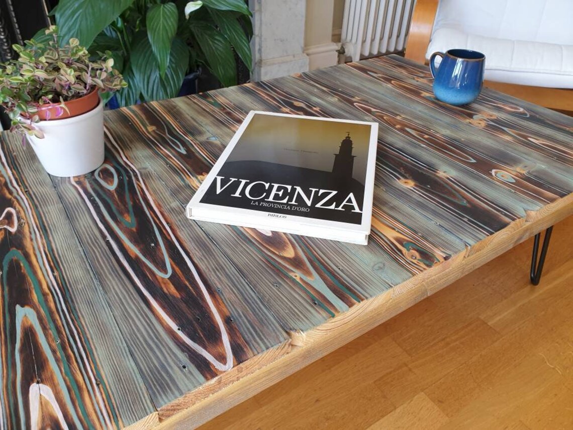 Reclaimed Retro Pallet Coffee Table 'evil Eye' in - Etsy