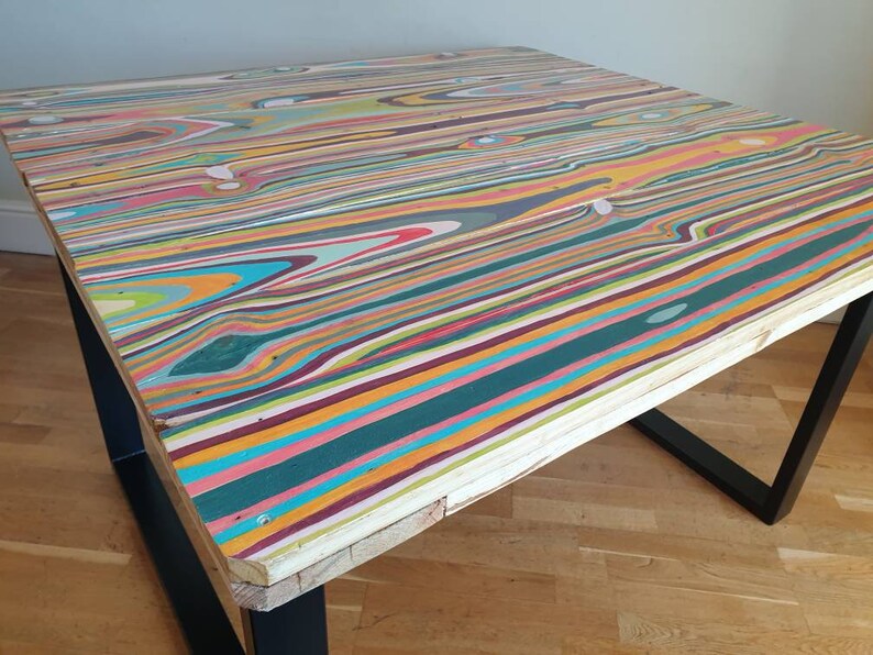 Multi Coloured Dining Table - Etsy