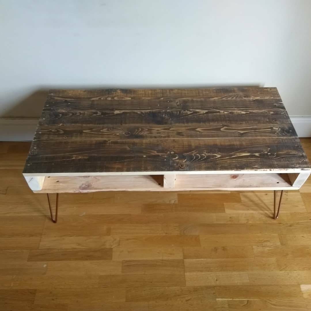 Rustic Coffee Table in Farmhouse Style Unique Pallet Table - Etsy