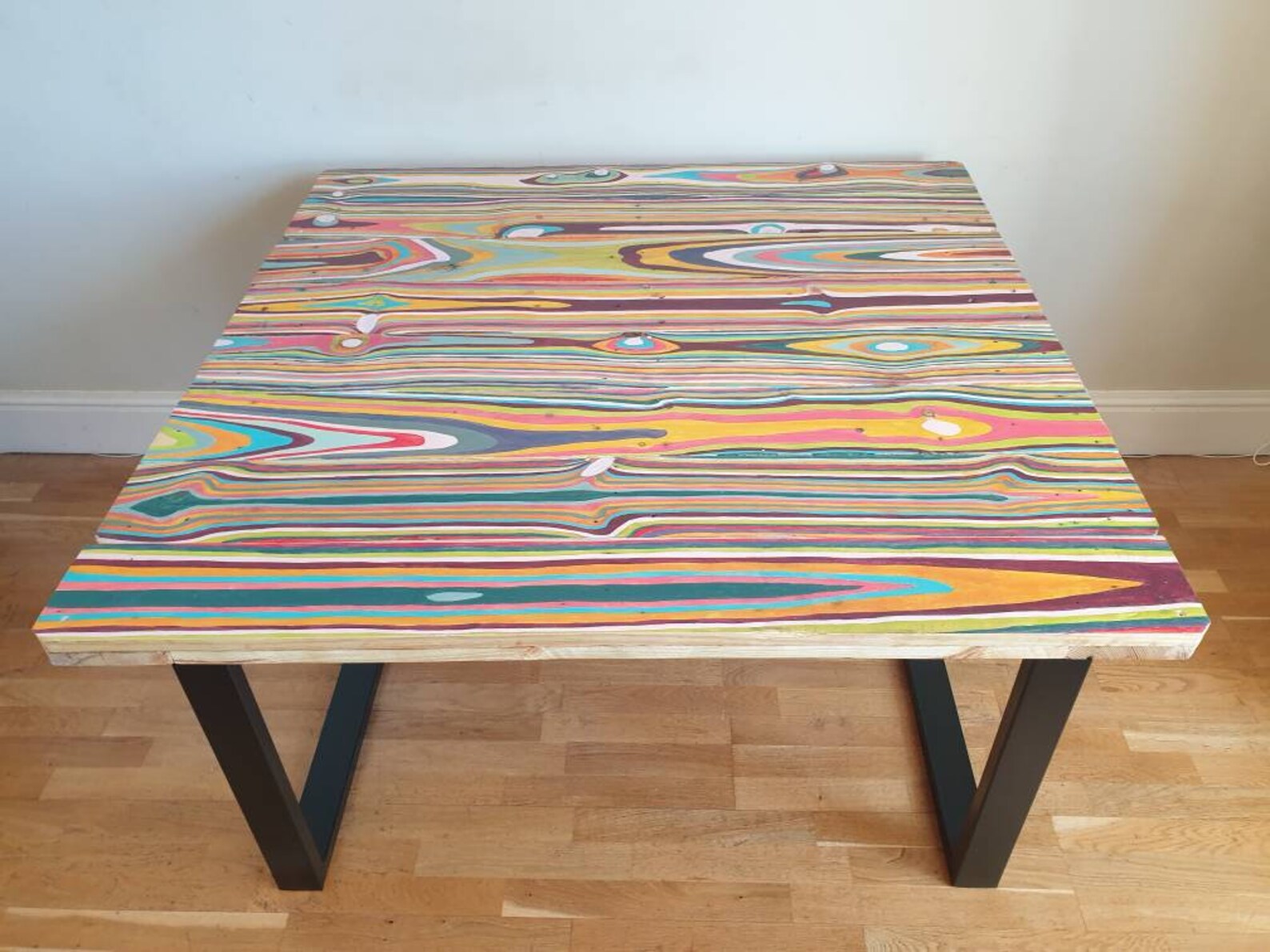 Multi Coloured Dining Table - Etsy UK