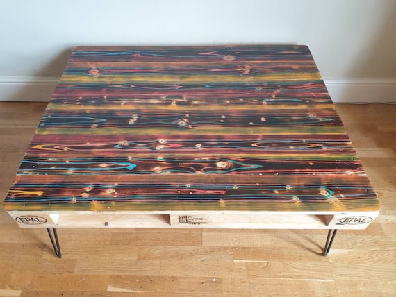 Painted Wood Pallet Coffee Table Reclaimed Wood Coffee Table Pallet