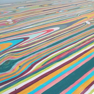 Multi Coloured Dining Table - Etsy