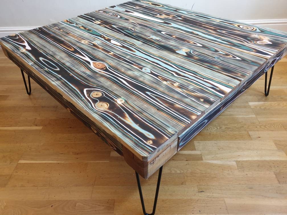 Reclaimed Retro Pallet Coffee Table 'evil Eye' in - Etsy UK