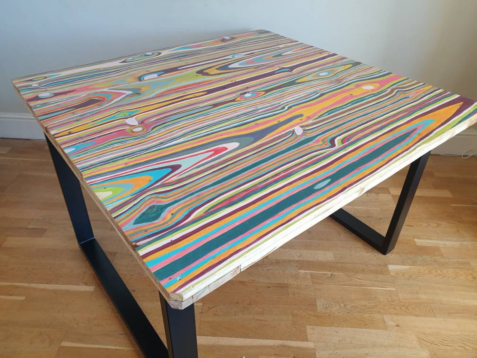 Multi Coloured Dining Table - Etsy UK