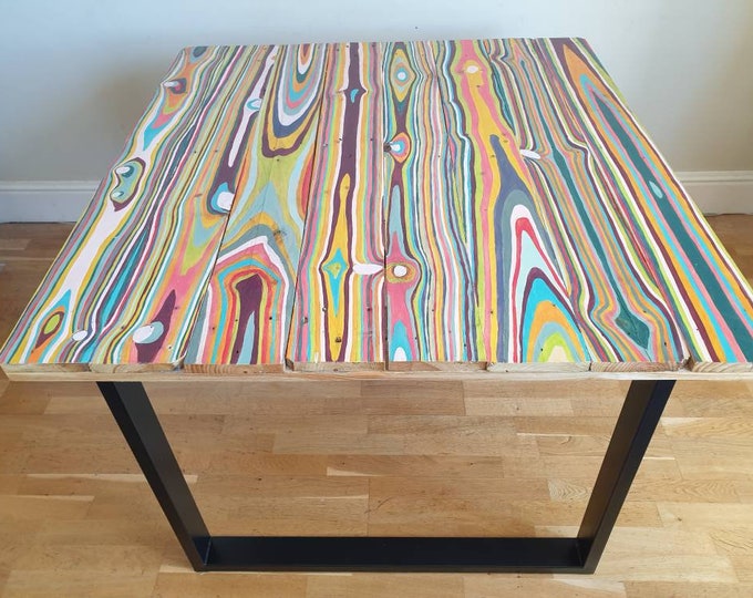 Multi Coloured Dining Table - Etsy