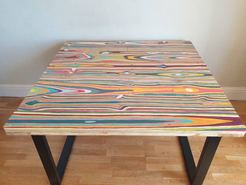 Multi Coloured Dining Table - Etsy