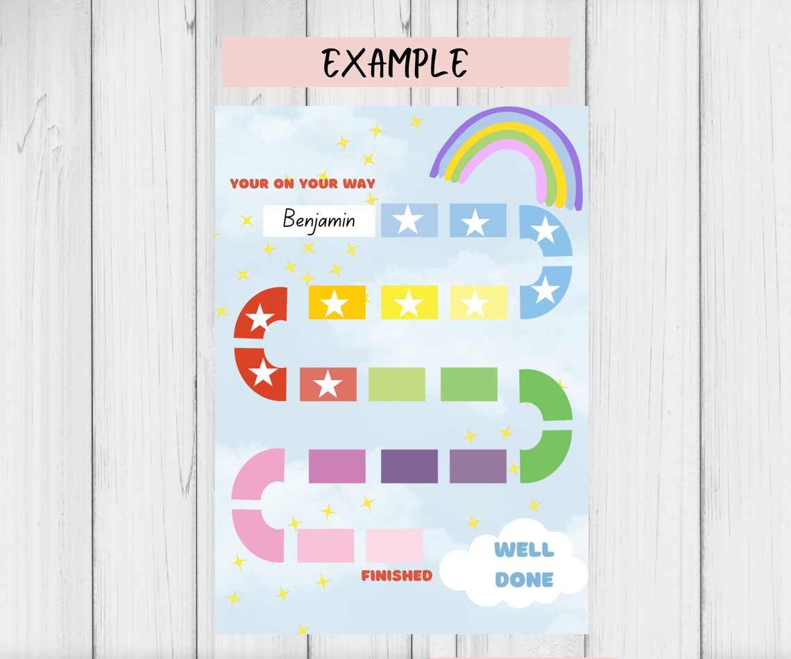 Reward Chart, Sticker Chart, Printable Behaviour Chart, Positive ...