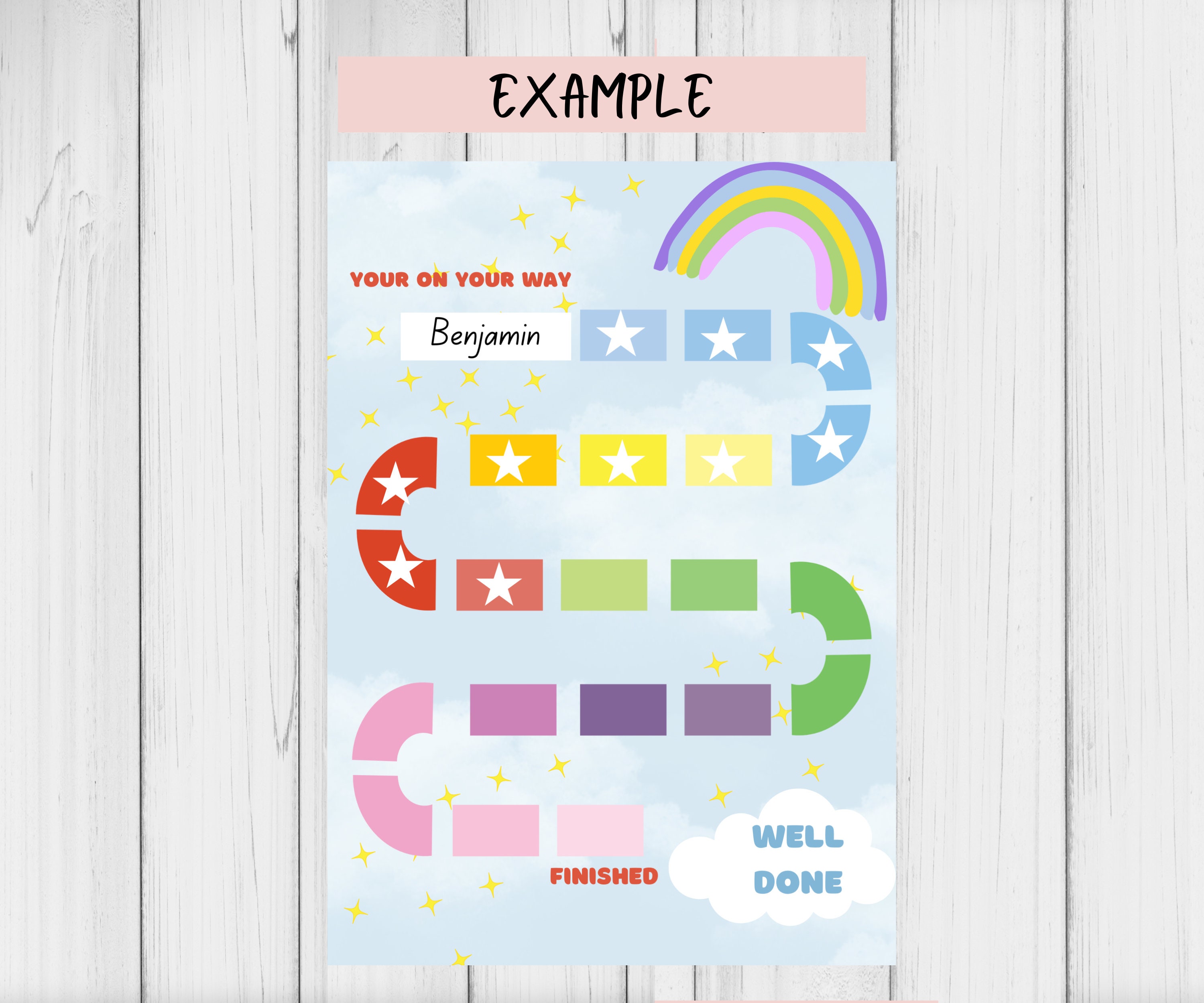 Reward Chart, Sticker Chart, Printable Behaviour Chart, Positive ...