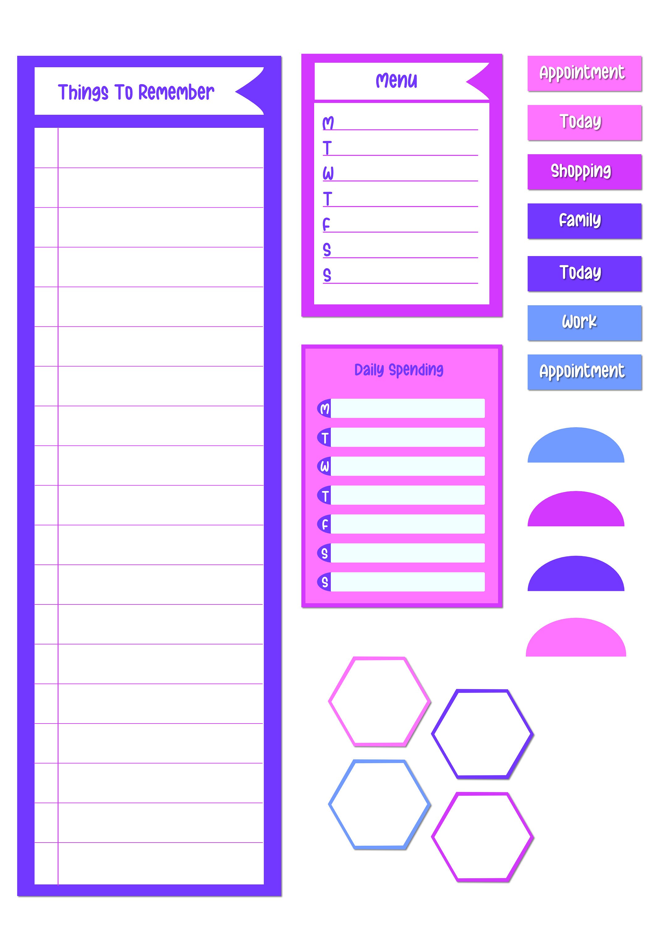 PNG, Digital Planner Stickers, Printable Stickers, Digital Download ...