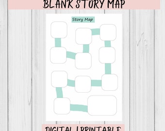 Story Map, for the Classroom, Blank, Teachers Printable, Educational ...