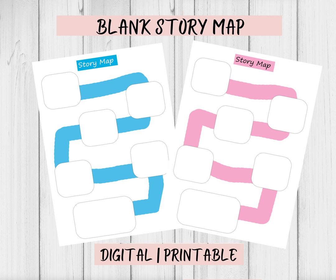 Story Map, for the Classroom, Blank, Teachers Printable, Educational ...