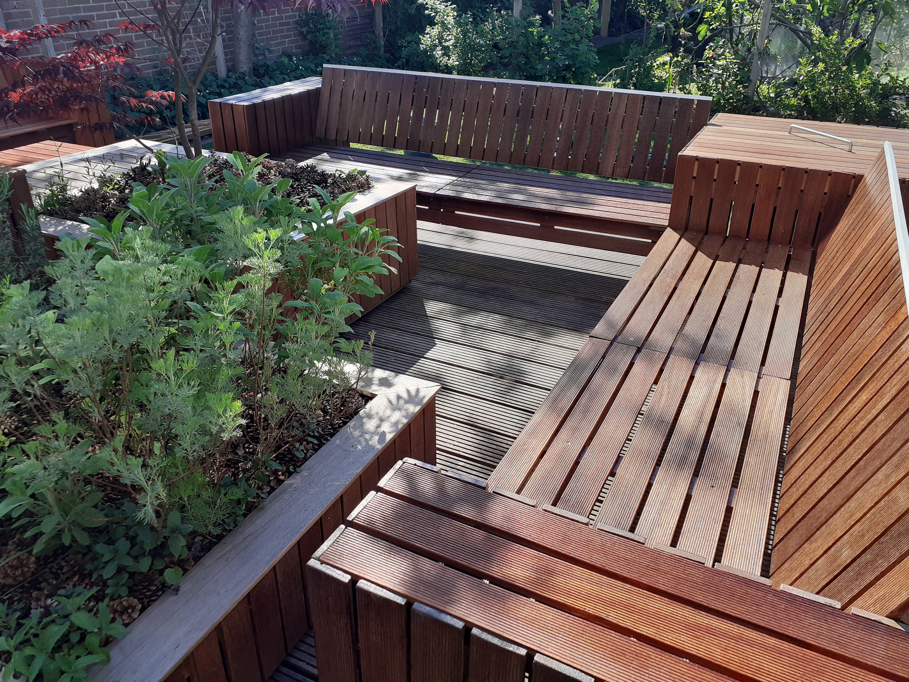 Design Lounge Set Made of Hardwood Model 1 with Table - Etsy