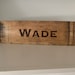 Bourbon Barrel Stave Personalized Office Desk Name Plate Laser - Etsy