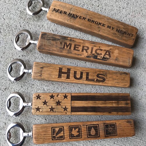 Bourbon Barrel Stave Personalized Office Desk Name Plate Laser - Etsy