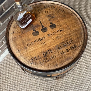 Repurposed Bourbon Barrel Coffee/end Table FREE SHIPPING Man Cave - Etsy