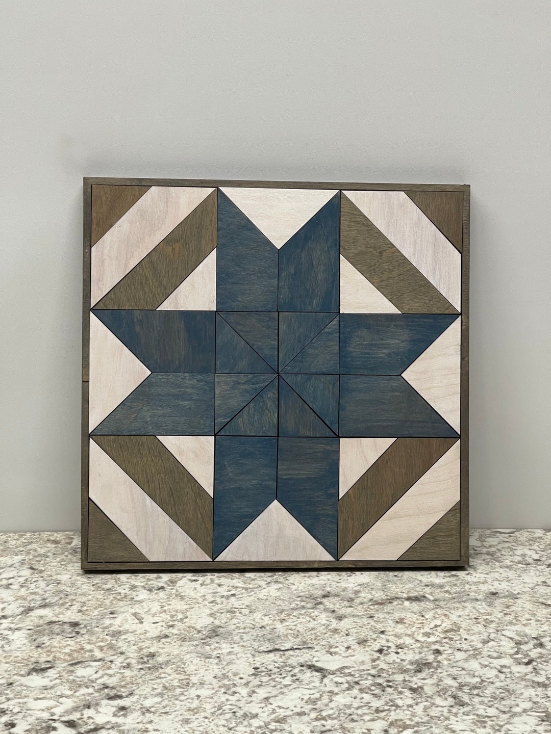 Wood Quilt Block || Americana || Star || Wall Decor - Etsy
