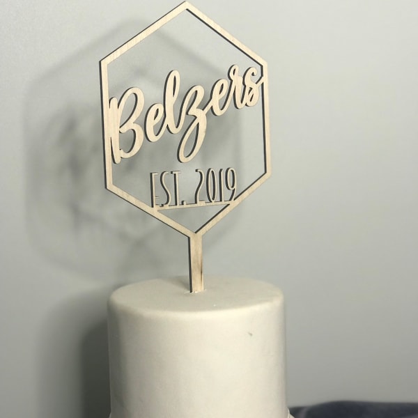 Art Deco Cake Topper - Etsy