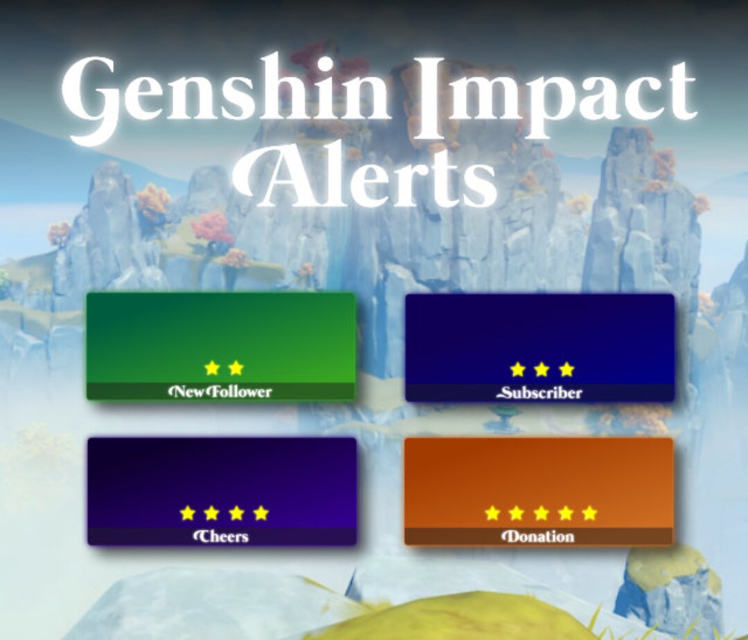 Genshin Impact - Animated Alert - Etsy