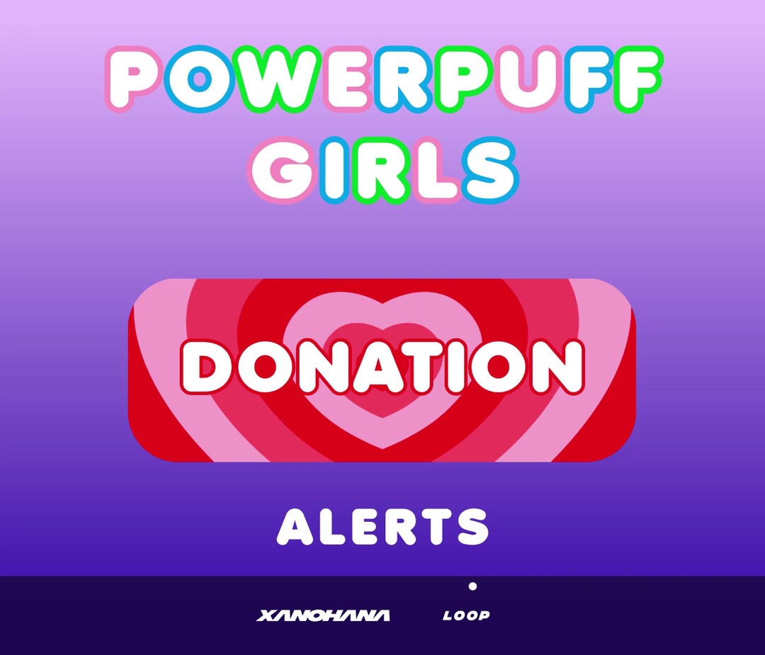 Powerpuff Girls - Twitch Overlay Package | Alerts - Etsy