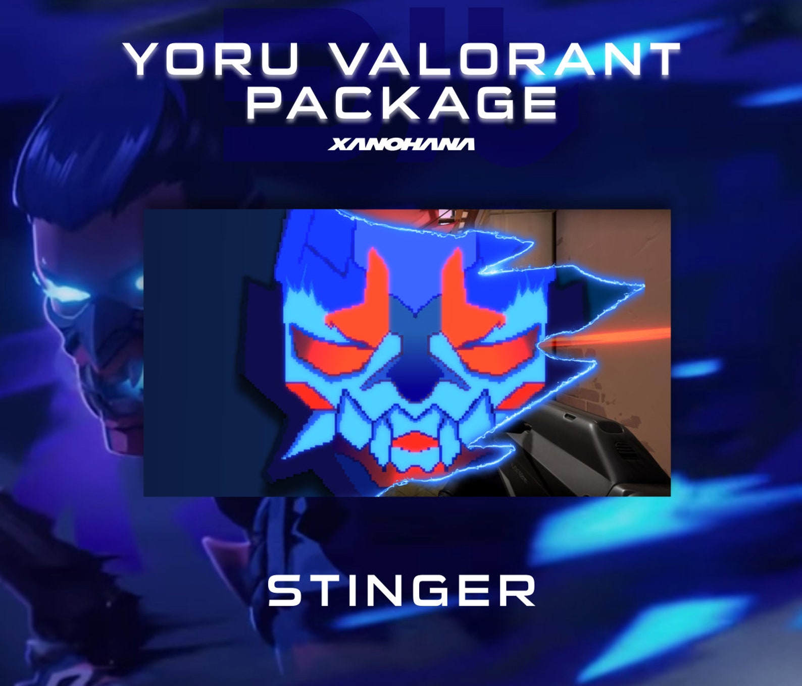 YORU - Valorant | Animated Twitch Streamer Graphics | Stinger - Etsy