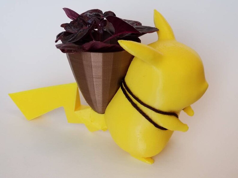 Pikachu Pokemon Valentines Hanging Planter Eevee Vase Pokemon - Etsy